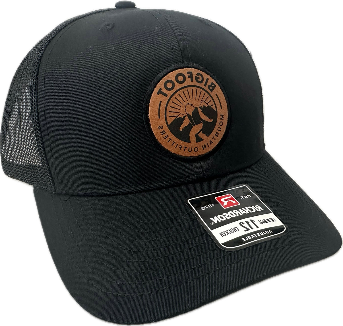 BMO Mesh Hat - BLACK – Bigfoot Mountain Outfitters